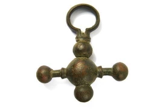 A very impressive and well preserved late medieval purse bar, circa ...