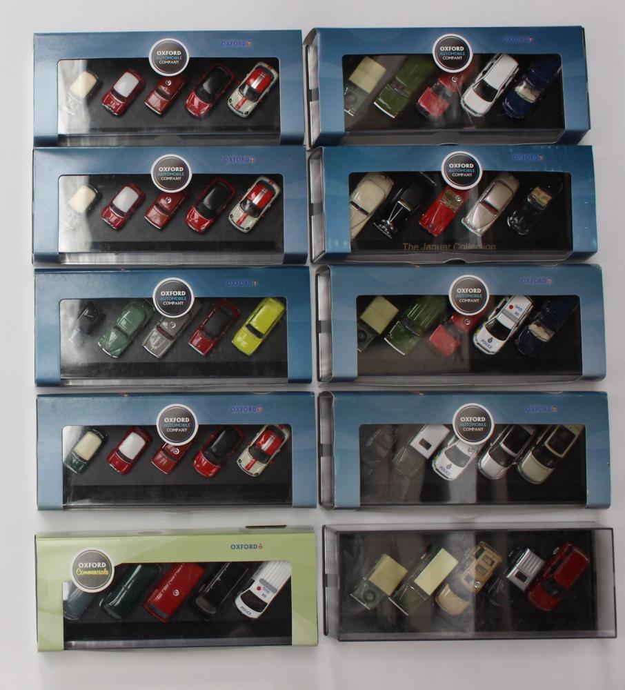 Oxford Diecast: A collection of ten cased Oxford Diecast 5 Vehicle Sets ...