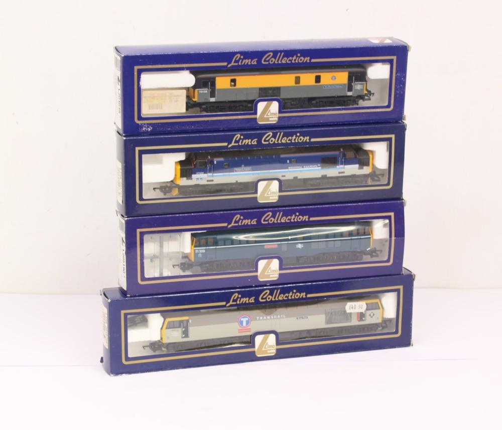 Lima: A collection of four boxed Lima diesel locomotives to comprise ...