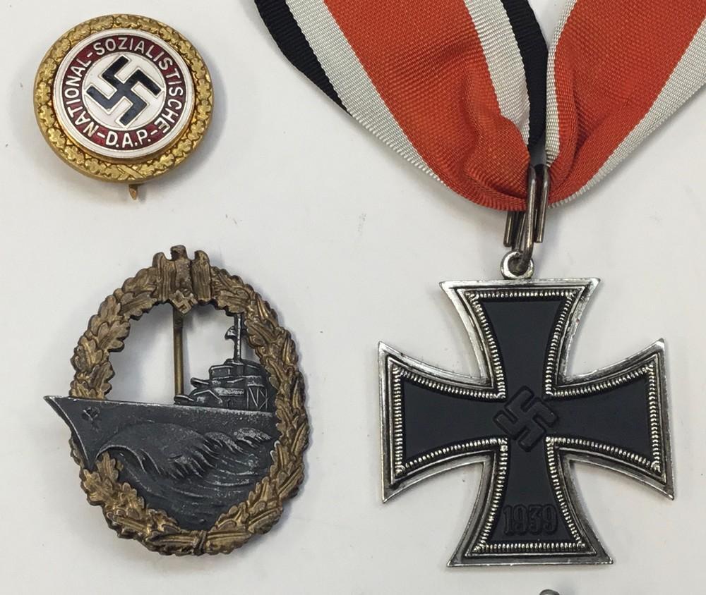 ***WITHDRAWN***A selection of reproduction WW2 style German badges ...