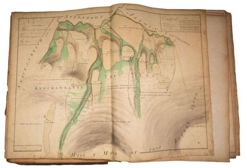 Taylor, Alexander [Surveyor]. Manuscript plans of Knockando in Moray ...