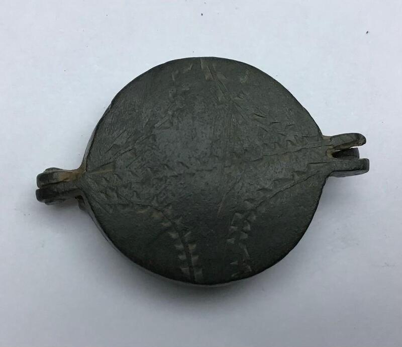 Rare Circa 12th-15th century AD conditioned Medieval mirror case copper ...