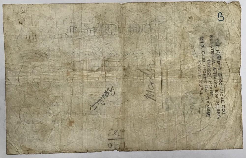 Bank of England P.S Beale 1951 March 21 London £5 Banknote, Prefix U19 ...