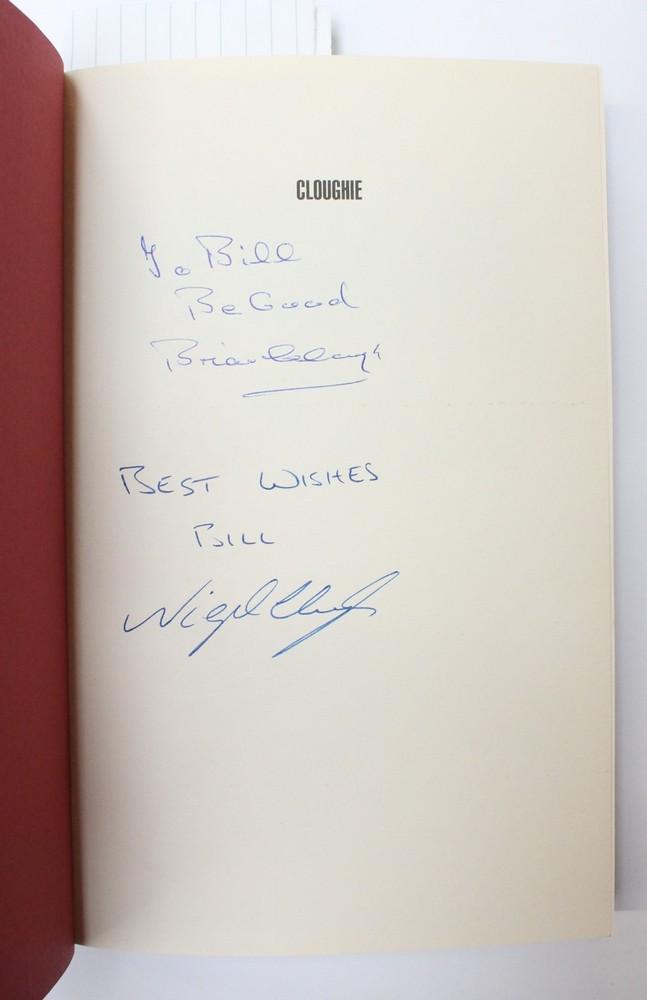 Brian Clough: A collection of three walking sticks, one of which is ...