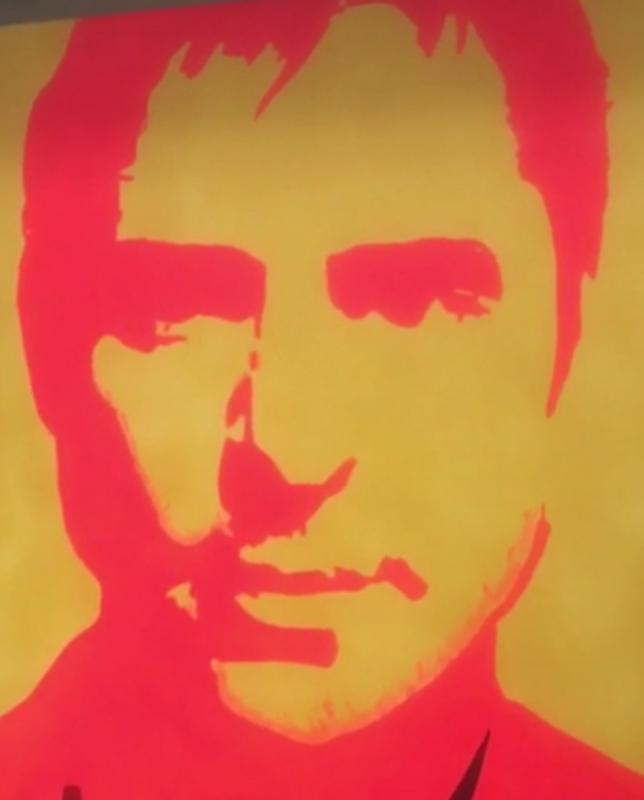 Donated by actor Neil Morrissey: Large modern portrait of actor Neil ...