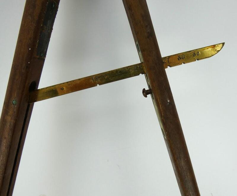 A George Potter & Co military parade ground pace stick. Mahogany with ...