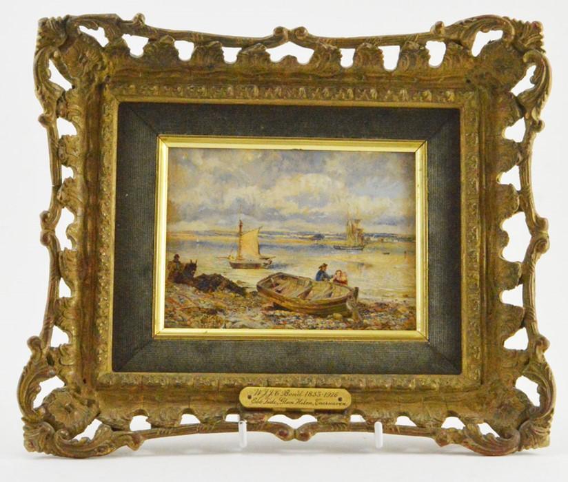 William Joseph Julius Caesar Bond (British, 1833-1926), Ebb Tide, Glan ...