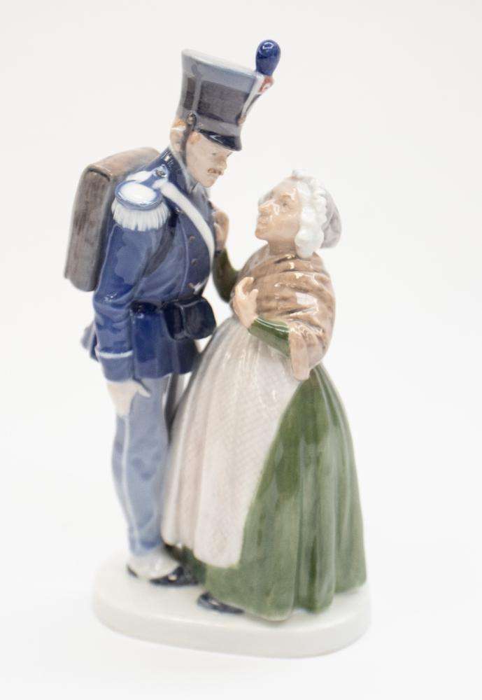 Royal Copenhagen figural group 'The Soldier and the Witch' no1112 ...