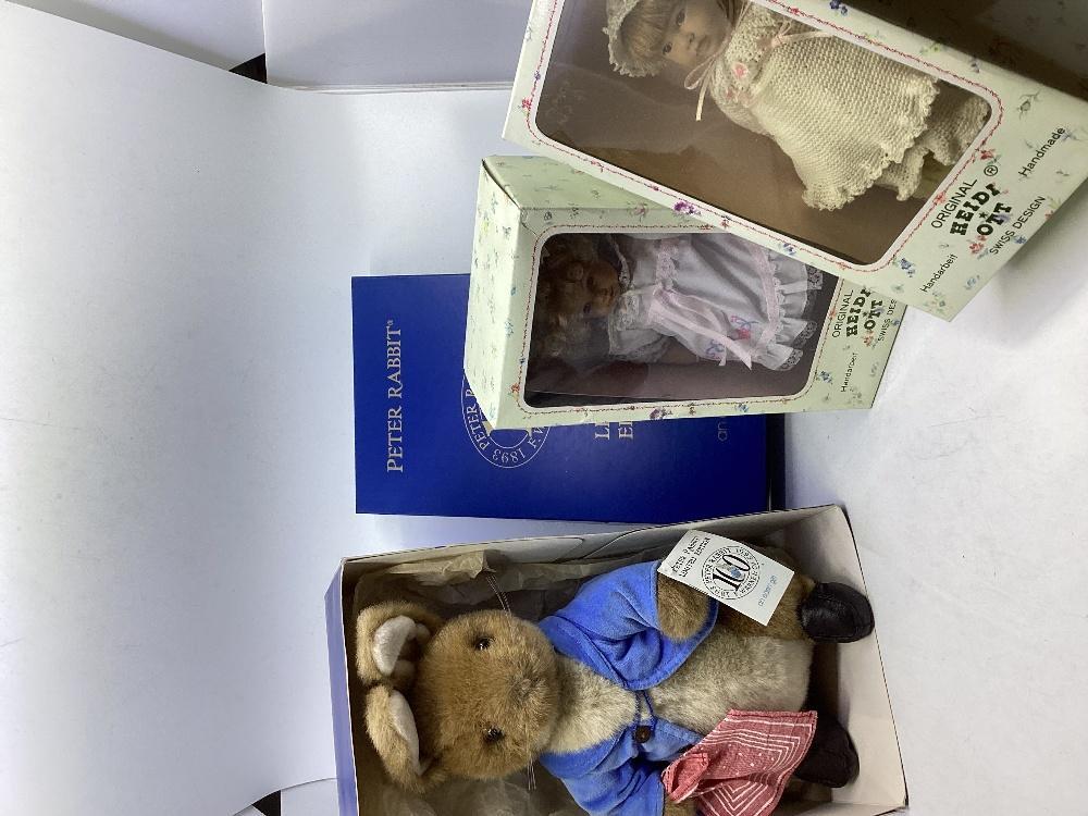 Peter rabbit special edt 14” standing dressed fur rabbit boxed toy-as ...