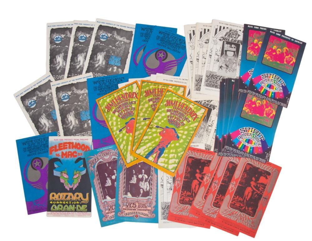 Collection of Psyche Postcard / Handbills - 1960s Russ Gibb. Collection ...