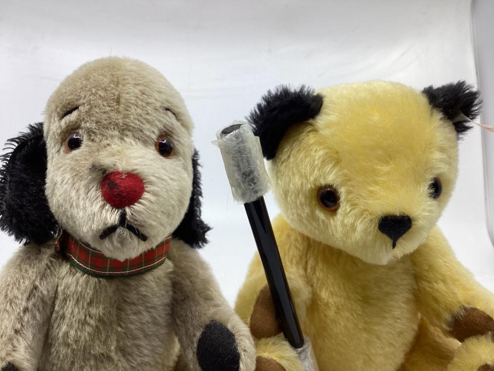 Steiff German Vintage sooty and sweep teddy bears toys pair 11” tall ...