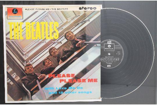 The Beatles - Please Please Me - Stereo Framed LP Record. Emi ...