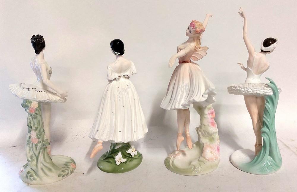 A set of 4 Compton & Woodhouse Coalport Royal Academy of Dancing ...