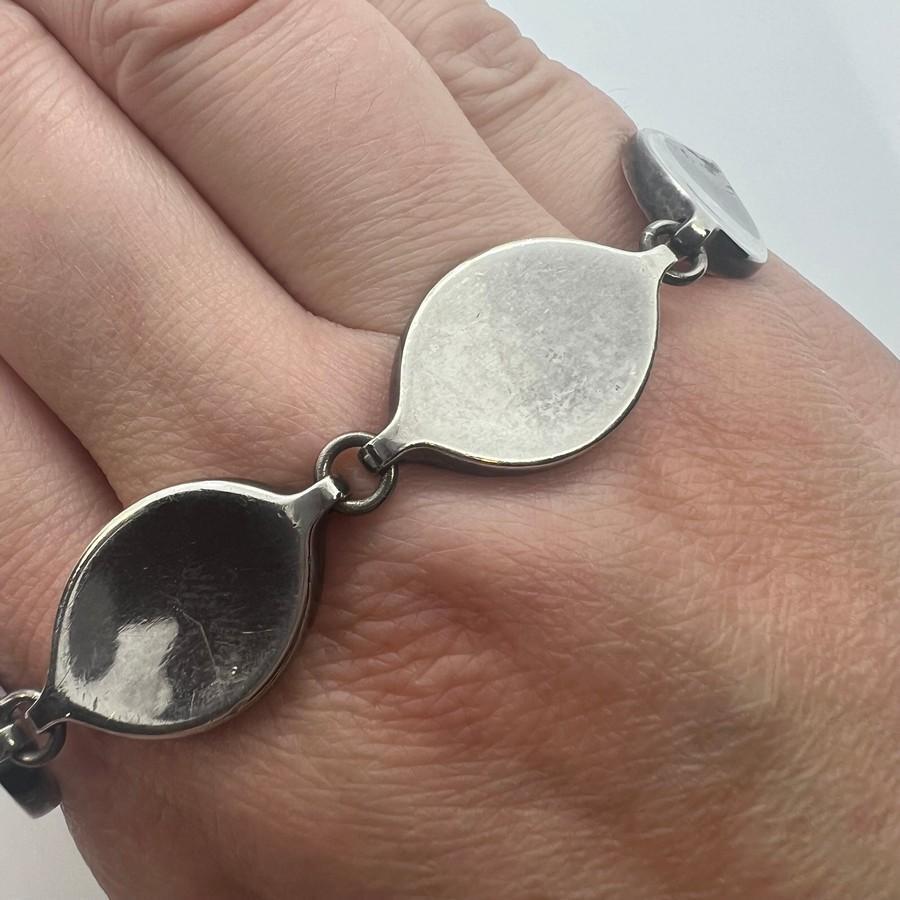 A Georg Jensen silver bracelet, designed by Flemming Eskildsen in the ...