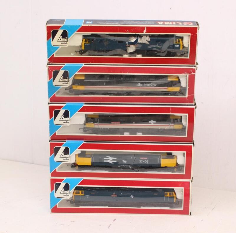 Lima: A collection of five boxed Lima diesel locomotives to comprise ...