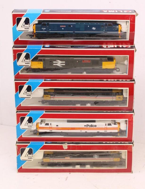 Lima: A collection of five boxed Lima diesel locomotives to comprise ...