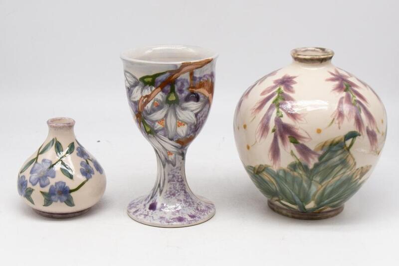 Cobridge Stoneware, A Millennium Chalice, impressed marks, made as the ...