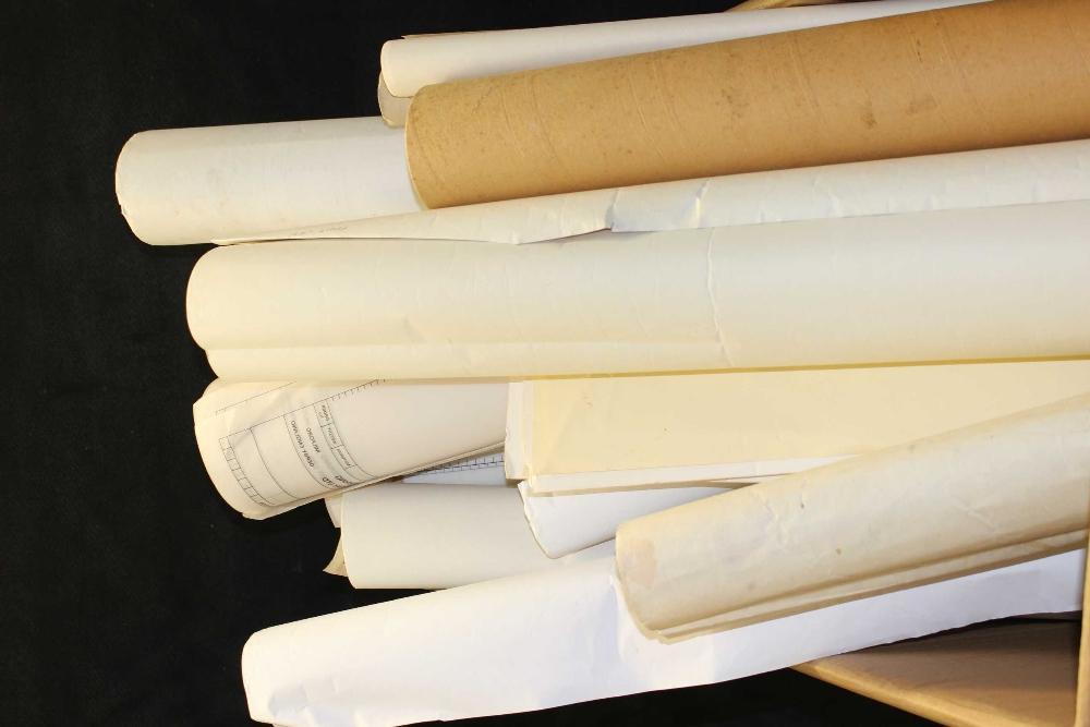 Large collection of plans blueprints and technical drawings all ...