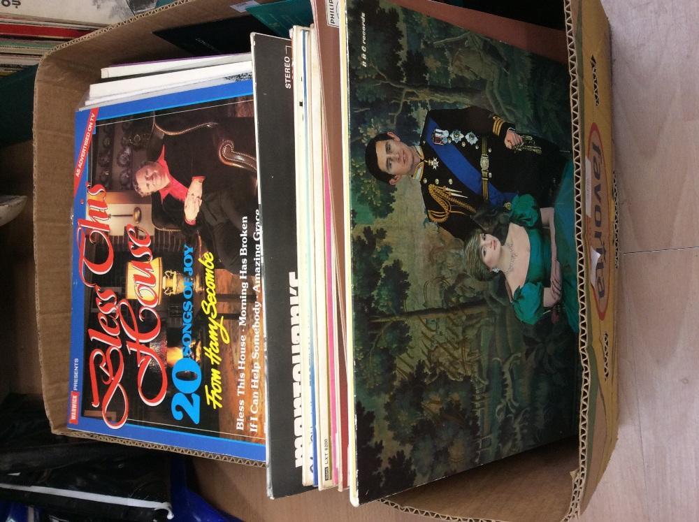 A collection of approx 100 LP records including easy listening and pop.
