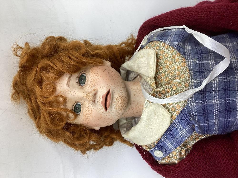Vintage Carol Ann Stanton bisque head Little Orphan Annie doll made nd ...