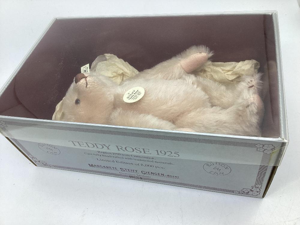 Steiff Vintage Boxed Teddy Rose bear .a 1925 Replica teddy bear made in ...