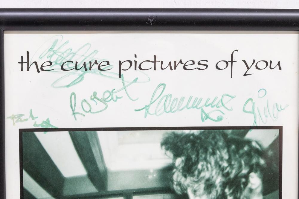 The Cure - Signed 12 inch Pictures of You - Signed by band members in ...