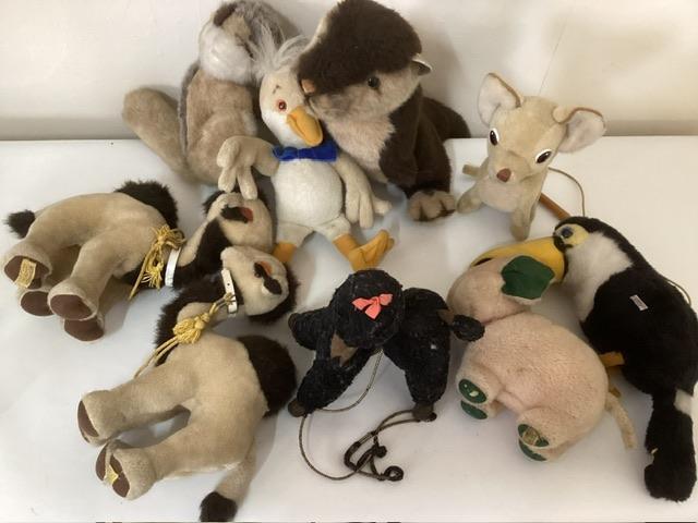 Merrythought vintage large collection of Vintage toys to include a ...