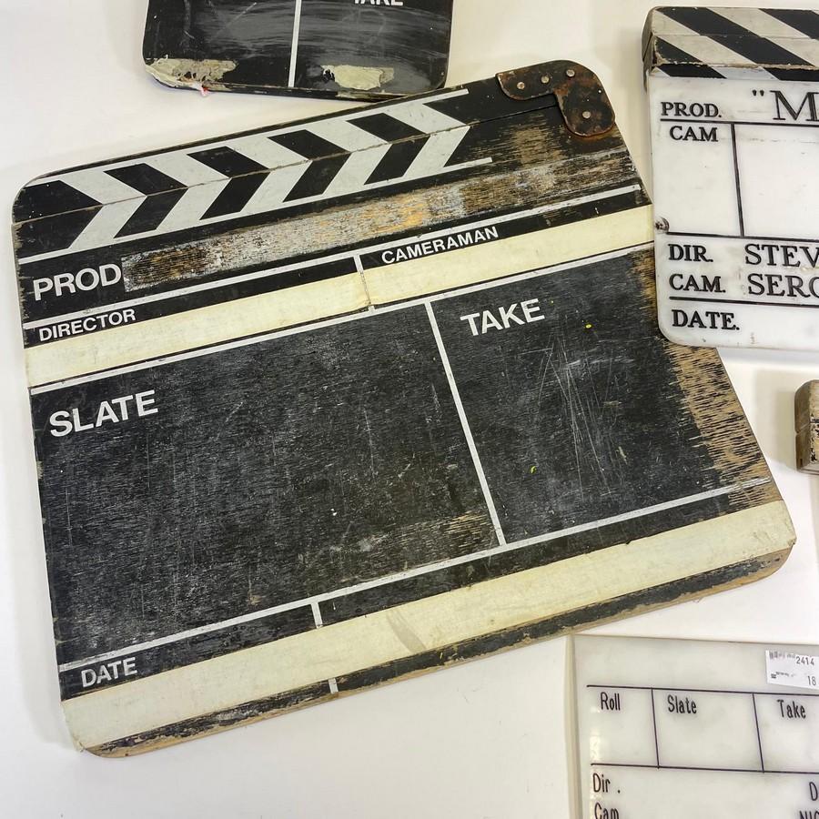 Film Memorabilia A collection of 4 clapper boards including Cleopatra ...