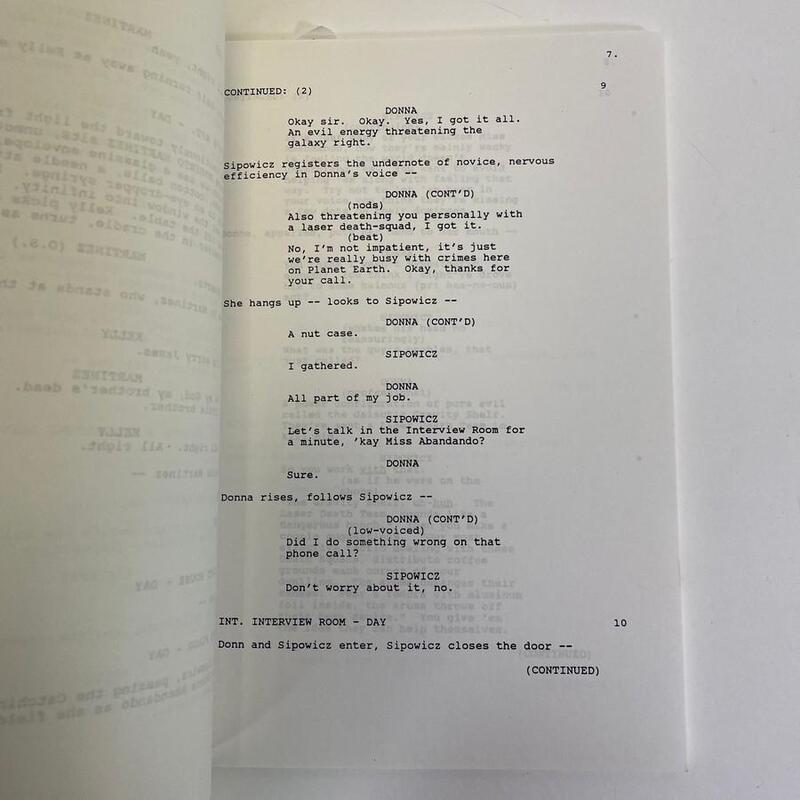 2 x NYPD Blue scripts Ice Follies Written by W.K. Scott Meyer Stamped ...