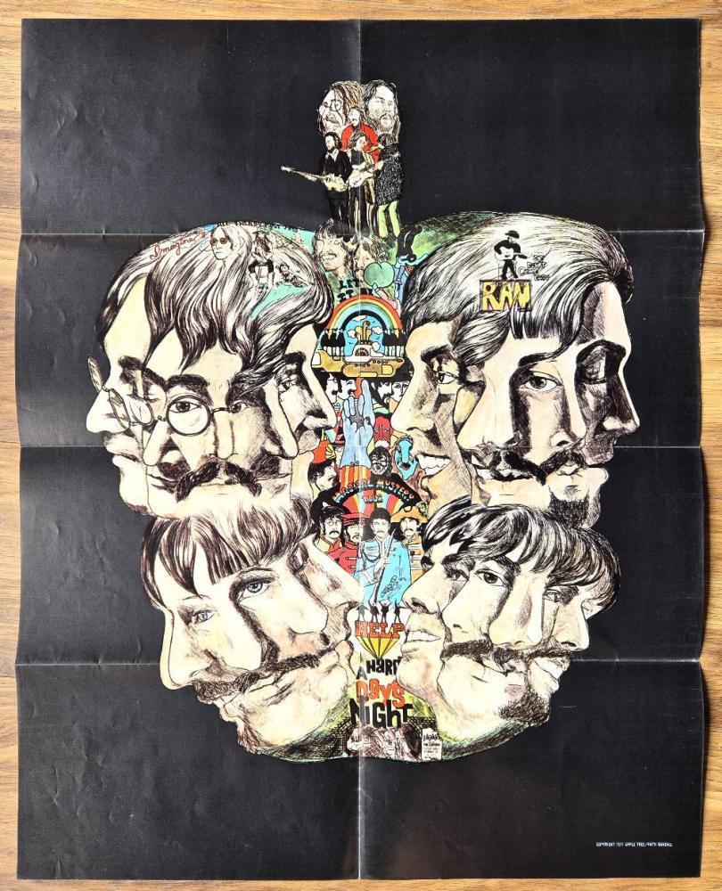 Beatles: An original The Beatles Fan Club Apple Tree poster, by Patti ...