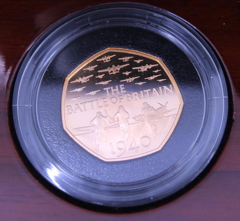 The Royal Mint 75th Anniversary of the Battle of Britain 2015 UK 50p ...
