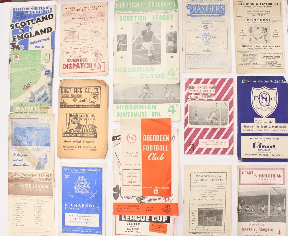 Scottish: A collection of assorted Scottish football programmes, the ...