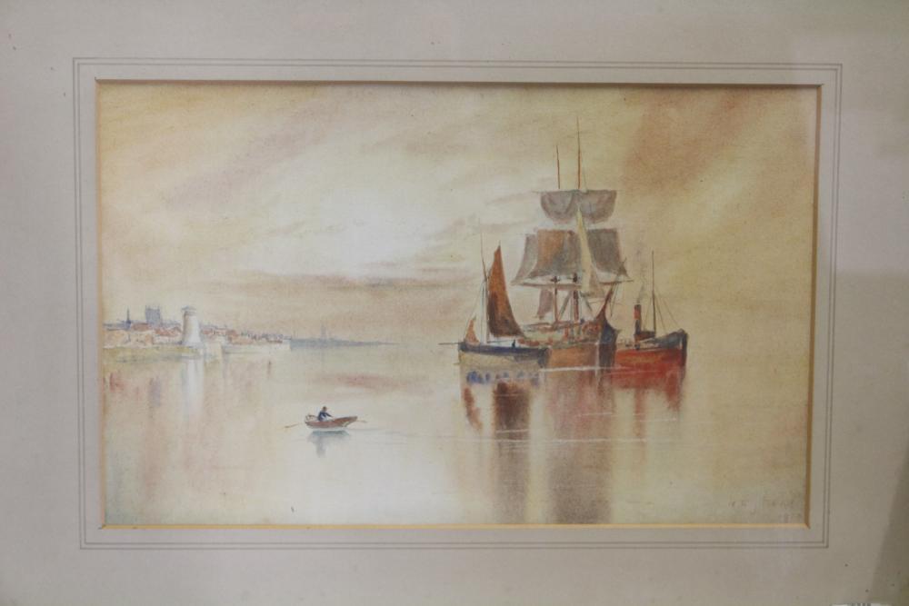 William Edward James Dean (British,1884-1956) A pair of watercolour ...