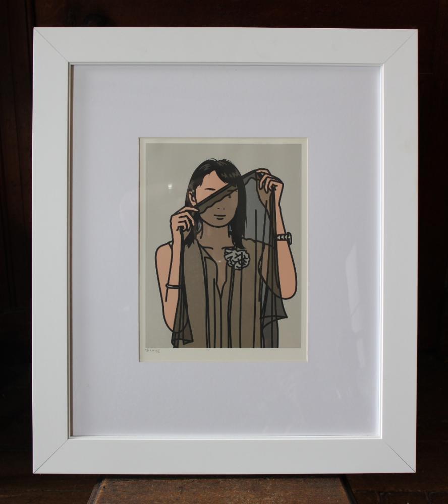 Julian Opie - Hijiri with Veil 2005 Original colour lithograph - from ...