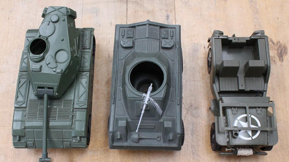 Action Man: A collection of seven Action Man unboxed vehicles to ...