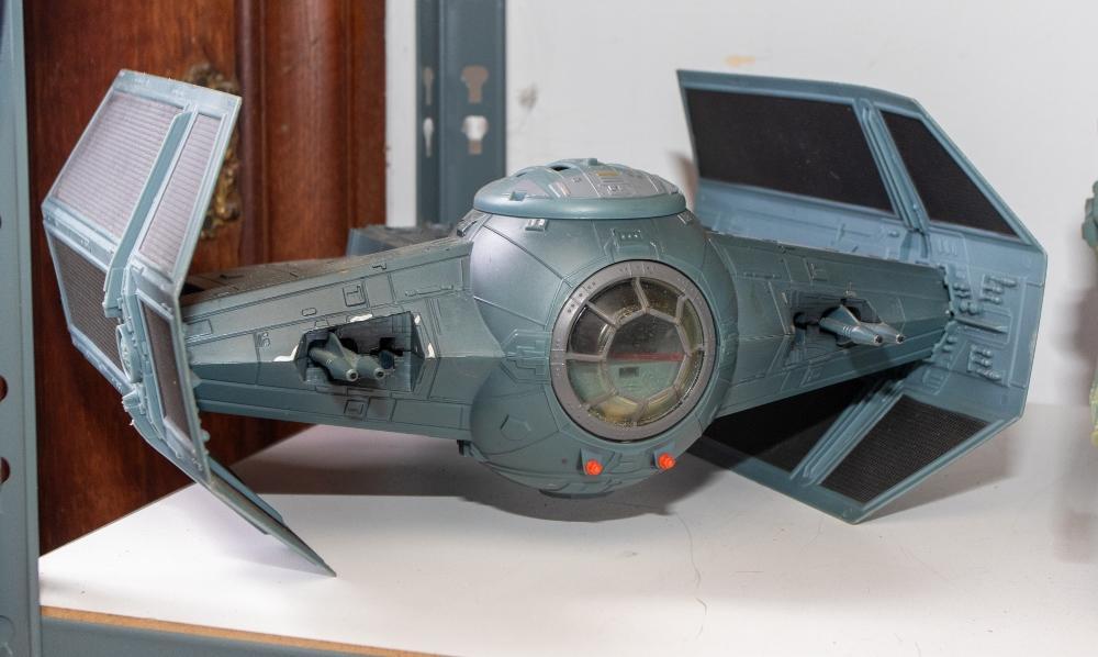 ***ITEM LOCATED AT BISHTON HALL*** A Star Wars Darth Vadar tie fighter