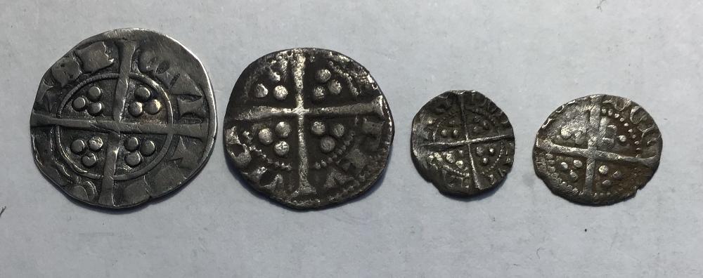 Hammered Medieval Silver Coins, Scarce Henry V, Silver Half Penny ...