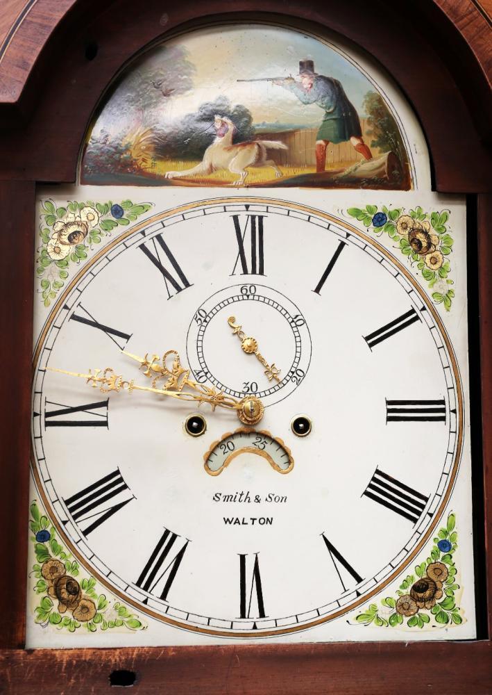 A George III 8 day long case clock by Smith & Son of Walton, with ...