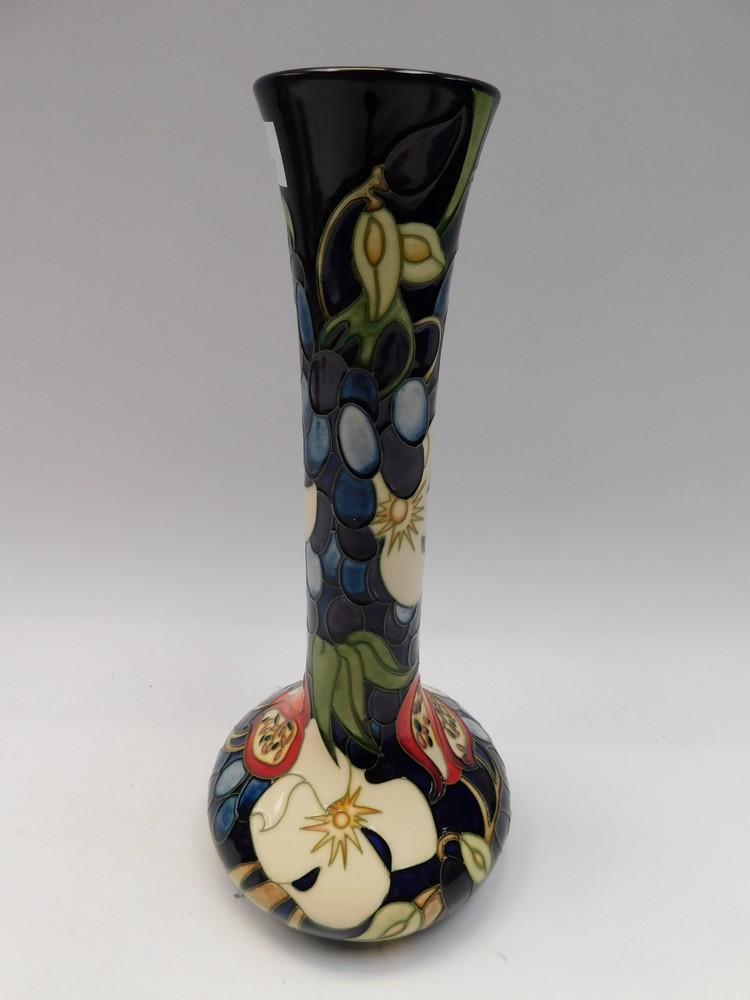 A Moorcroft Mediterranean Collection vase in the Grape & Leaves design ...