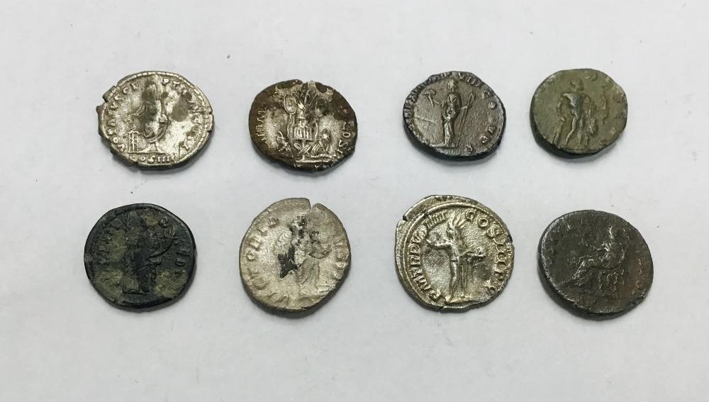 Collection of Roman Silver/Billon Coins of Antoninus Pius, Caracalla ...