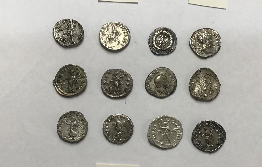 Collection of Roman Silver/Billon Coins of Marcus Aurelius, Trajan ...