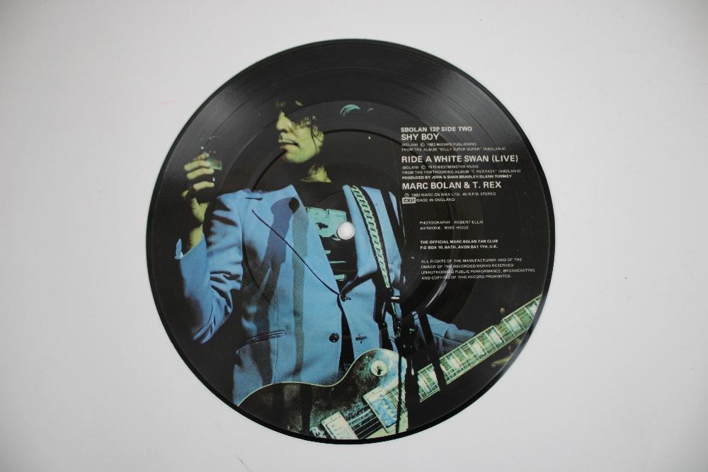 A group of twelve mixed singles, comprising Marc Bolan, T Rex, Jimi ...