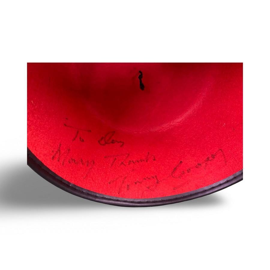 Tommy Cooper Fez. Personalised, inscription 'Just like that, signed and ...