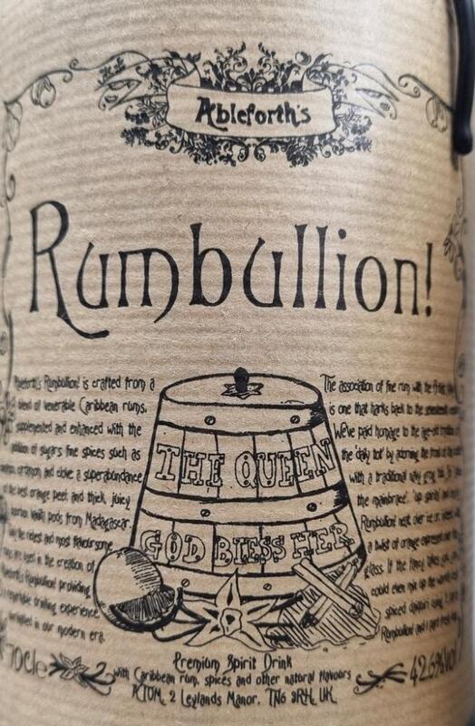 5 Bottles Ableforth/Ampleforth's to include 2 Rumbullion 70cl and 3 ...