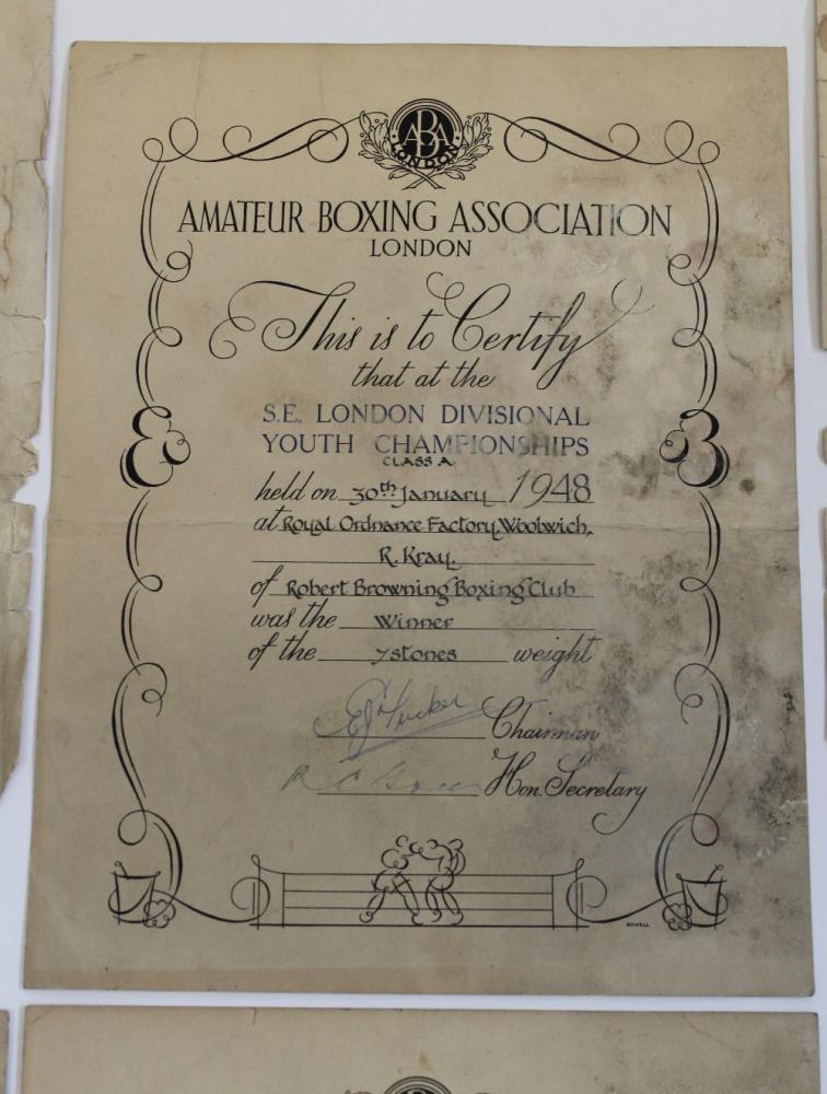From the estate of Charlie Kray (1927-2000) Ronald ( Ronnie) Kray. A ...