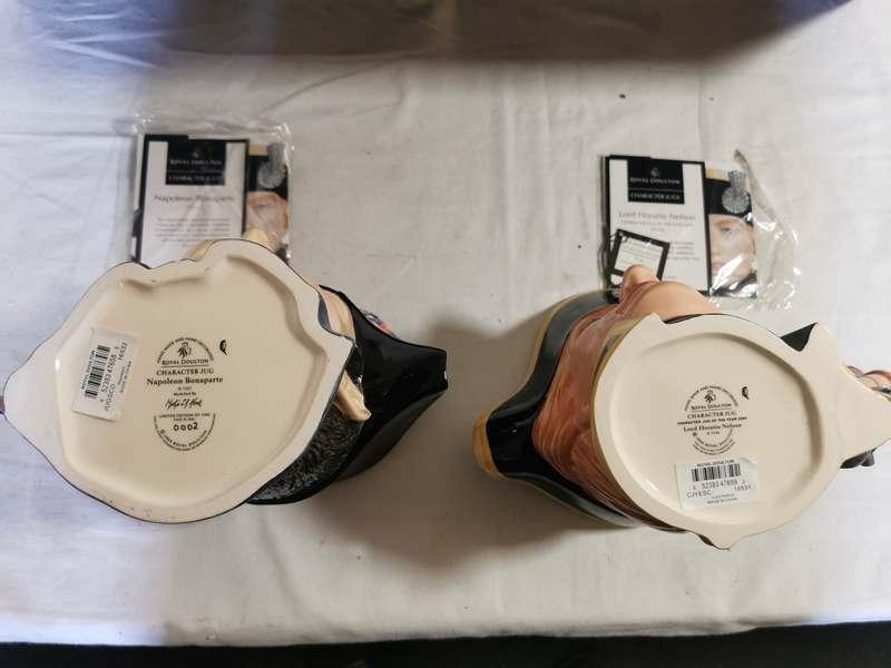 Two Boxed Royal Doulton Character Jugs; Napoleon Bonaparte D7237 2/1500 ...