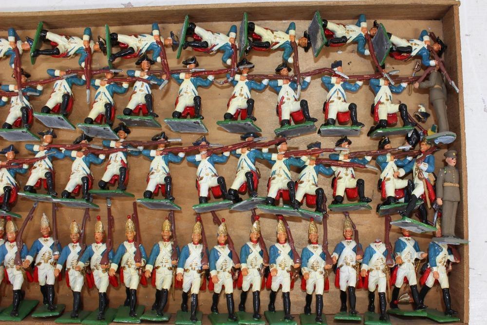 Figures: A collection of approx. 80 hand-painted lead French Grenadiers ...