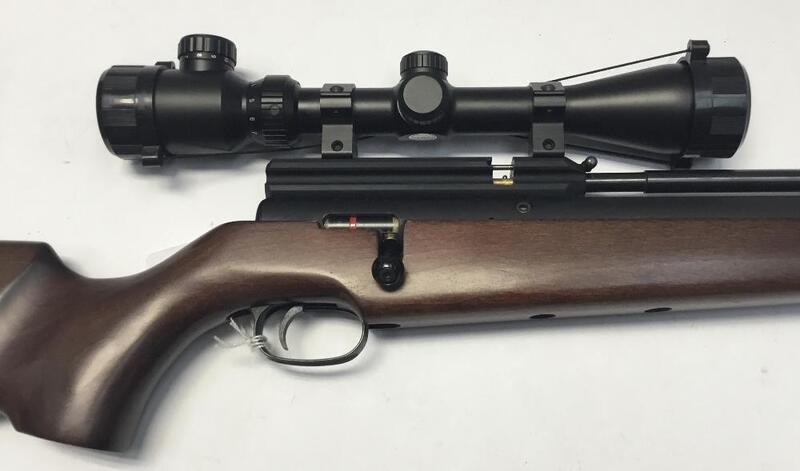 Air rifle. AGS .22 Lite W8 pcp air rifle 39\\\\2 overall with 20½ ...