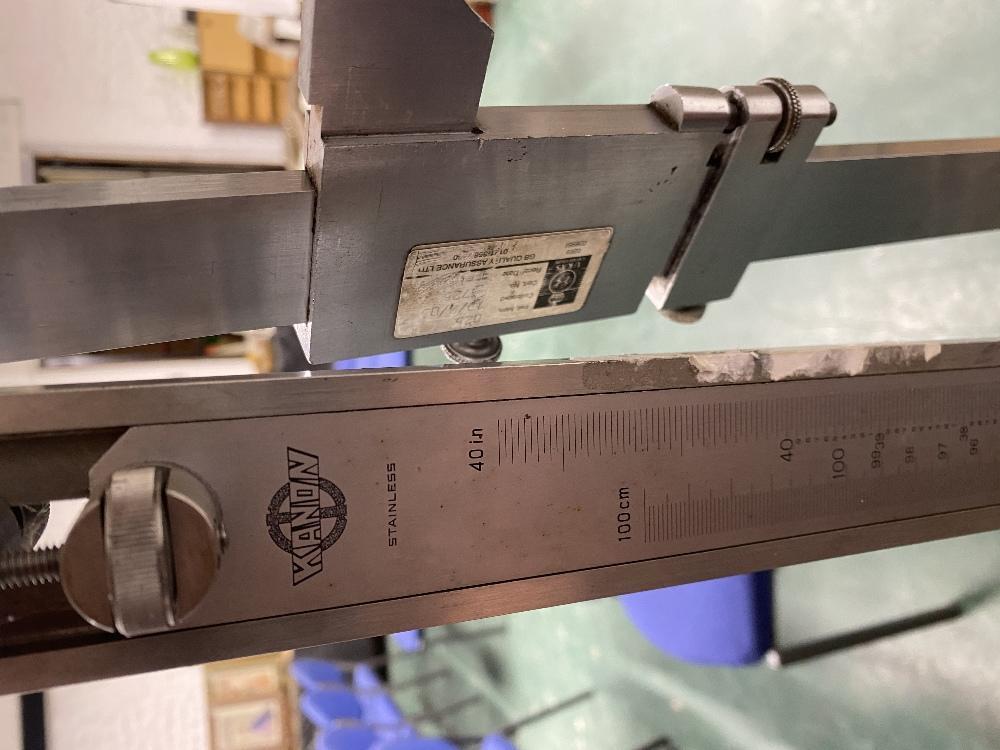 2 Large Vintage Steel Vernier Measuring Calipers (2) The largest on ...