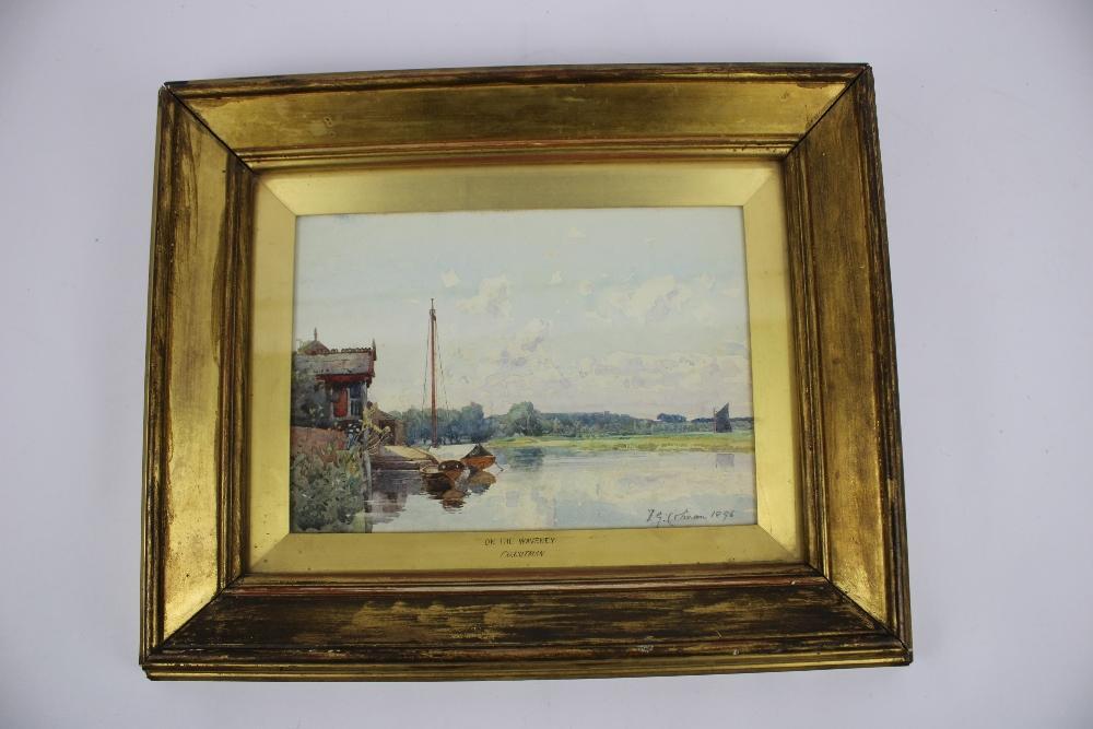 Frederick George COTMAN (R.I. 1850-1920) - A framed and glazed ...